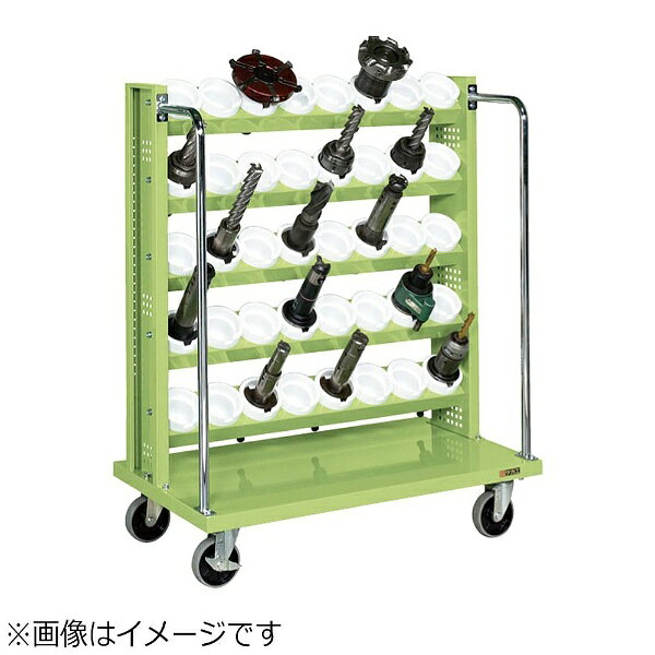大切な刃物を安心・安全に保管！仕様■外寸：W1030×D600×H1270mm■カラー：グリーン■質量：43kg■キャスター：125φナイロンウレタン車（自在ストッパー付2個、固定2個） 画像はイメージです。実際の商品とは色やサイズなどが異...