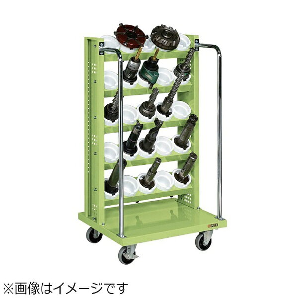 大切な刃物を安心・安全に保管！仕様■外寸：W670×D600×H1230mm■カラー：グリーン■質量：32kg■キャスター：100φナイロンウレタン車4輪自在（2個ストッパー付） 画像はイメージです。実際の商品とは色やサイズなどが異なる場合...