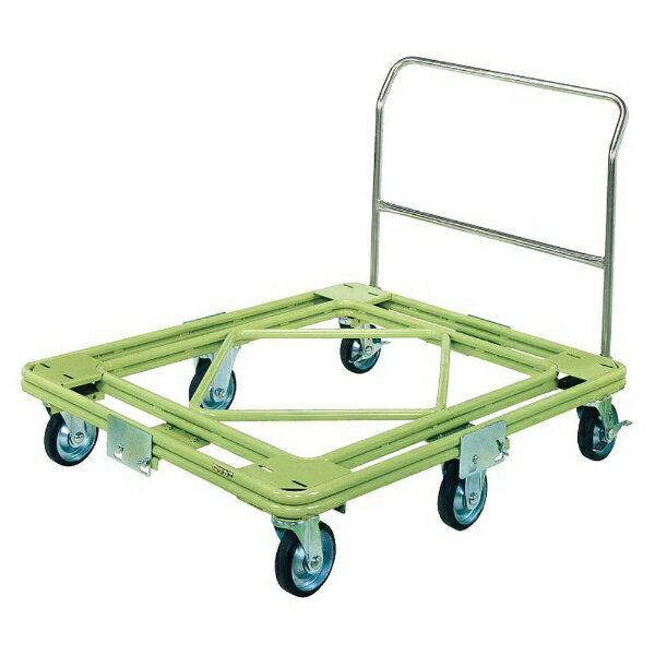 使ってみて初めて良さが分かる自在移動回転台車仕様■外寸：W1010×D1010×H952mm■カラー：サカエグリーン■質量：37kg■キャスター：150φゴム車画像はイメージです。実際の商品とは色やサイズなどが異なる場合がございます。