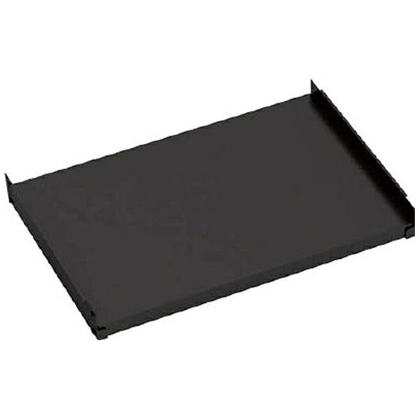 ■棚1段分（棚板と棚受け2本）のセットです。【用途】・ボルトレス棚TM3型用追加棚板。【仕様】・間口（mm）： 900・奥行（mm）： 571・色： ブラック・外寸奥行（mm）： 550・外形寸法（mm）間口： 840・均等積載量： 300...