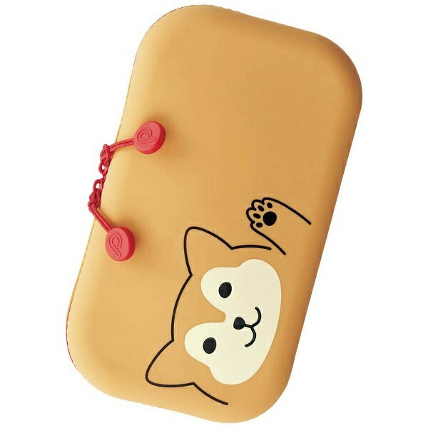 ペンケースやコスメポーチに最適。ダブルファスナーで開けやすい。