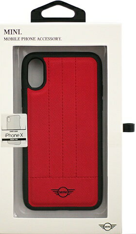 〔iPhone X用：背面ケース〕汚れにくい高品質なPUレザーを使用したシンプルなデザイン。■ 汚れにくい高品質なPUレザーを使用したシンプルなデザイン。中央下部にはMINIのロゴがプリントされています。フレーム部分には柔らかいTPU素材を...