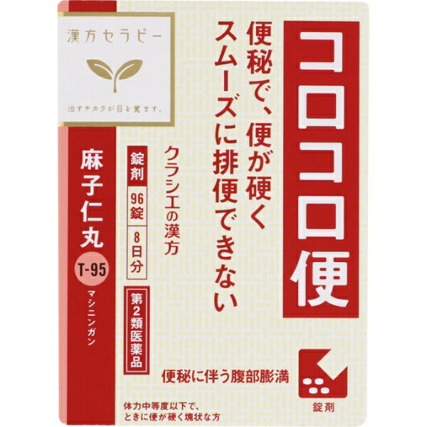 高齢者の便秘症状（コロコロ便・排便困難）に特化した訴求。便秘で、便が硬くスムーズに排便できない方に向けた漢方薬●からだの栄養状態が悪化したり、老化に伴う便秘は、コロコロしたウサギのふんのような便が特徴的です。「麻子仁丸」は、便が乾燥して硬く...