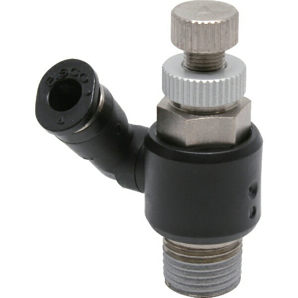 ■駆動機器の速度制御弁です。■樹脂本体の回転に加え、継手本体も回転可能です。■取付け後、金属本体と樹脂本体が回転しますので、チューブの取り出し角度が変えられます。■JSS（フリー）タイプは、樹脂本体部の回転に加え継手部も回転するため、チュー...