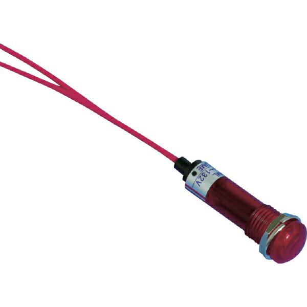 ■抵抗器内蔵の高輝度LED表示灯です。■AC/DC100V用電源にダイレクトに接続出来ます。■長さ200mmのリード線付です。【用途】・通電表示や警告表示などに。【仕様】・レンズ色： 赤・定格電圧（V）： AC/DC100（90〜132）・...
