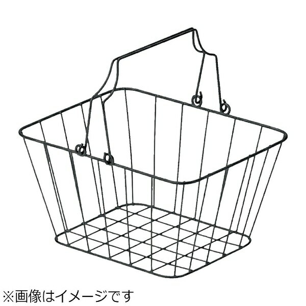 スチール製の店内カゴ■アンティークな作りの店内カゴでお店の雰囲気にあわせられます。