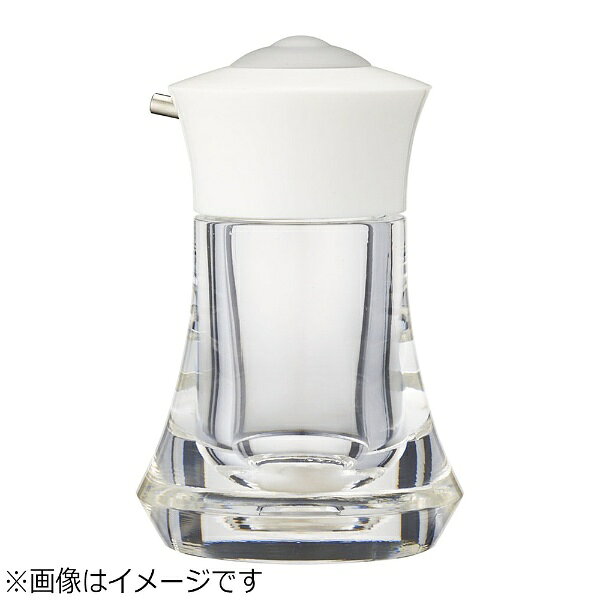 台和のプッシュ式しょうゆさし、プッシュワン・プラスPU-1S（ホワイト）です。ワンプッシュで約0.4ccのしょうゆ、お酢、ラー油などを注ぐことができます。高分子メタクリル樹脂、シリコン樹脂、ステンレスを使用。40ccの容量です。