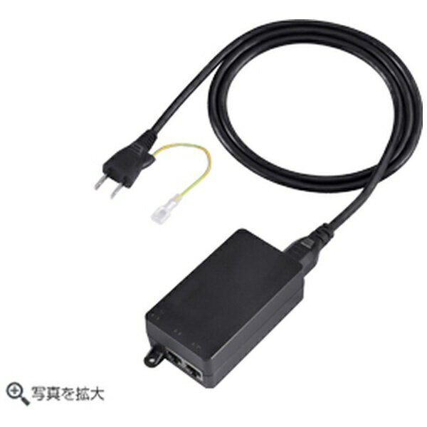 〔ネットワーク機器：オプション〕イーサネット電源供給ユニット。■ IEEE802.3at 規格に準拠、最大30W の供給電力。■ 1000BASE-T に対応。■ STP ケーブルに対応。■ 各種安全回路を内蔵。【入力電圧】AC100V 5...