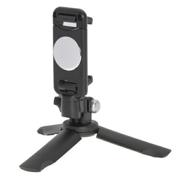 付属アダプターの変更でカメラ、スマホ、アクションカメラの取り付けが可能脚を閉じてボトムグリップとしても使えます開脚高50mm　収納サイズ100mm　重量42g