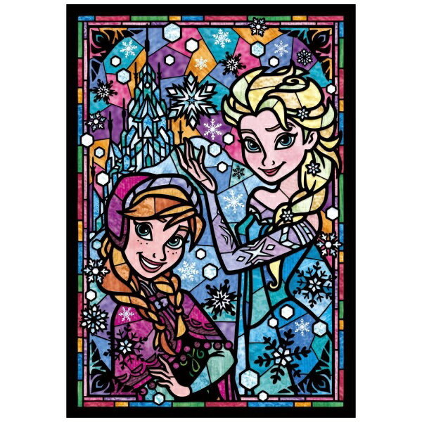 ピースが透明！！まるでステンドグラスのようなパズルです。ディズニーキャラクターの266ピース、ジグソーパズルです。■完成サイズ：18．2×25．7cm(C)Disney