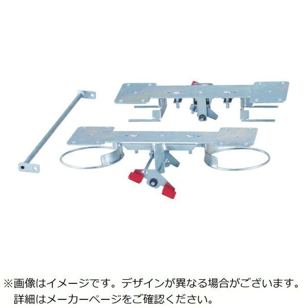 ■リング状の金具で自在キャスターの回転だけでなく旋回も固定します。【仕様】・適合機種： ドンキーカート100番自在×2、固定×2用・間口（mm）： 420・幅（mm）： 720・高さ（mm）： 85・リング式タイプ・自在2輪固定2輪用・特許...