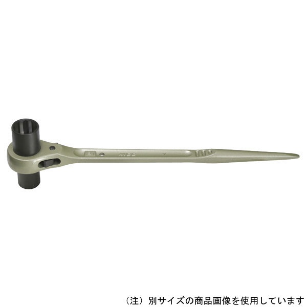 ソケットは両側ロングサイズでC型鋼・H型鋼など深いところの作業が可能です。