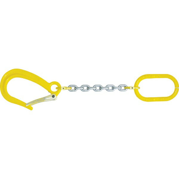 ■フック、チェーン、リングを接続済みですのですぐにご使用いただけます。■ファンドリーフックは口幅が広くふところが大きいので、直接敷き鉄板や径の太い物などを引っ掛けることができます。■安全タグ付きです。【用途】・敷鉄板の吊り上げ作業に。・土木...