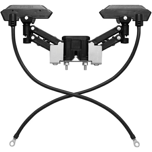 ■移動機器に取り付け、ハイトロリール本体から機器に給電するための部品です。■取り付ける部材に応じて、角棒用、平板用があります。【仕様】・種類： タンデム型（平板用）・定格： 1P600V30A×2・幅（mm）： 20・高さ（mm）： 79・...