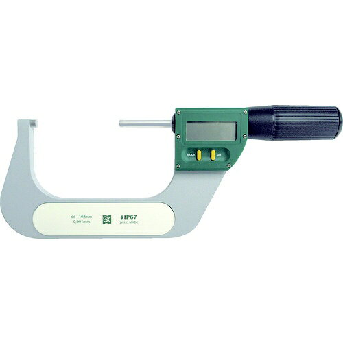■高機能、高性能を追求したハイエンドモデルSラインシリーズです。■シンブル1回転10mmの高速移動スピンドルで測定時間を短縮します。■水や切削液がかかる現場でも安心して使える防水保護等級IP67仕様です。【用途】・外側の精密測定に。【仕様】...
