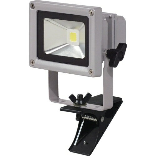 ■軽量でコンパクトな10Wタイプです。■紫外線を発生させないので虫が寄りにくい照明です。■マグネット付クリップなので金属製の壁に取付けられます。【用途】・晴天時の屋外・軒下や屋根のあるところ。・演出用のライト。・屋内作業。【仕様】・明るさ（...