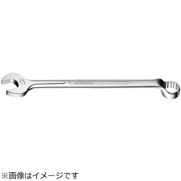 ■梨地仕上げの表面で滑りにくくなっています。■スパナ部分は補強軸によって高負荷にも耐えられる仕様です。■めがね部のオフセット角は10°で、奥まで入り込んだナットやボルトもしっかりグリップします。■クロムバナジウム鋼【仕様】・セット内容（mm...