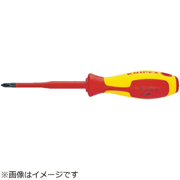 ■先端スリムタイプで狭い場所でも作業できます。■楕円形のグリップにより、転がりにくい形状です。【仕様】・刃先： ［［＋］］No.1・軸長（mm）： 80・全長（mm）： 187・1000V絶縁仕様・欧州規格EN60900適合品