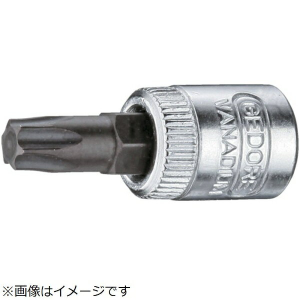 ■ローレット加工を施すことで、手回しでも手から滑り落ちにくいです。【仕様】・呼びNo.： T40・差込角（mm）： 6.35・先端寸法（mm）： 6.65・全長（mm）： 37