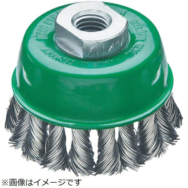 ■ノット毎に左右逆にひねっているので、ワイヤーが開きにくく、研磨、研削力がより強いです。■高品位の線材を使用したノット（ひねり）加工品で、高い研削力と研掃力に優れている長寿命品です。■特に高い研削性を求められる現場に最適です。【用途】・溶接...