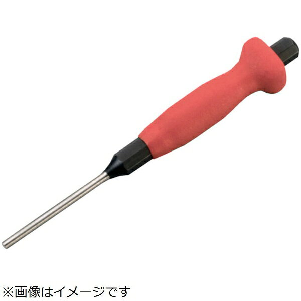 ■高品質な平行ピンポンチです。■エアーグリップハンドルが衝撃と振動を抑えます。■エアーグリップハンドル付き平行ピンポンチの6本セットです。【仕様】・全長（mm）： 150・幅（mm）： 10・先端径（mm）： 8・八角胴タイプ