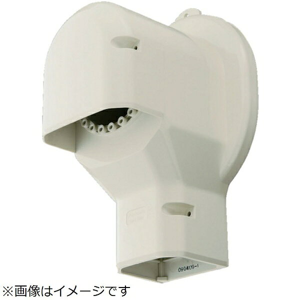 ■被覆銅管を壁面から引き出す部分に使用する化粧カバーです。■排じん・換気機能付エアコン用です。■ウェザーキャップ部は15°ピッチで調整可能で、ビスで固定します。【用途】・エアコン配管化粧カバー。【仕様】・色： ホワイト・型： 60型・幅（m...