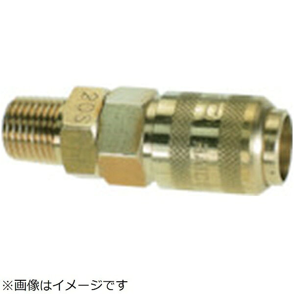 ■ハイコック用プラグです。■プラグを押し込むだけのワンアクションタイプです。【用途】・ハイコック用ソケット【仕様】・接続ねじ部： R1/4・使用流体： 空気・流体温度： -5〜60℃・使用圧力： 1MPa