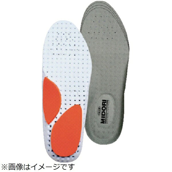■かかとクッションが、かかと部の衝撃を効率的に吸収します。■土踏まず部分のクッションが、疲労防止に貢献します。■抗菌防臭加工により、細菌の繁殖を防止します。【仕様】・色： グレー・適合靴サイズ（cm）： 23.0〜24.5・踏み抜き防止板有...