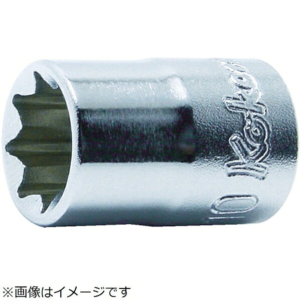 ■ドレンプラグ等の4角凸形状を駆動可能な4角凹ソケットです。【仕様】・差込角（mm）： 9.5・対辺寸法（インチ）： 1/2・全長（mm）： 27