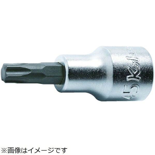 ■ラチェットハンドルを始めとする各種ハンドル類と組み合わせることにより、L型レンチでは不可能な作業が可能となります。■トルクスボルト用のビットソケットです。【仕様】・呼びNo.： T27・差込角（mm）： 12.7・先端寸法（mm）： 5....