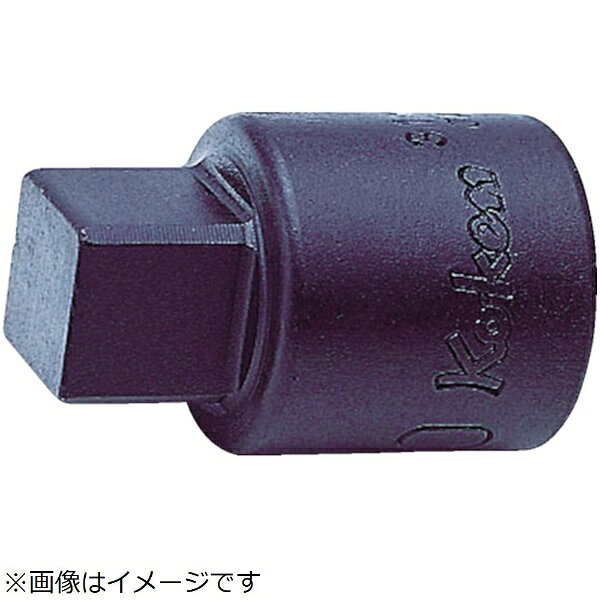 ■ドレンプラグなどの4角凹形状を駆動可能な4角凸ソケットです。【仕様】・差込角（mm）： 9.5・対辺寸法（mm）： 10・全長（mm）： 28