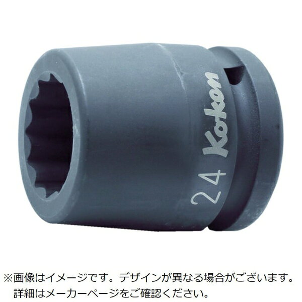 ■ボルト/ナットに接する開口部（12角）はもちろんのこと、差込側の四角駆動部にも角を傷めずハイトルクを確実に伝える面接触のフラットドライブを採用しています。【仕様】・差込角（mm）： 19.0・対辺寸法（mm）： 24・全長（mm）： 50...