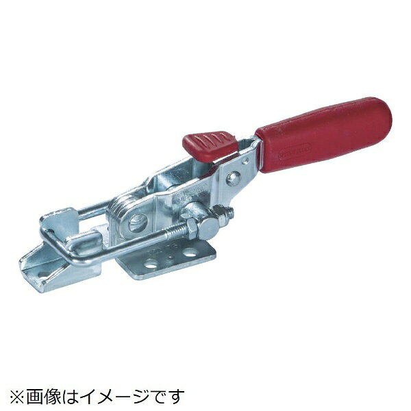■振動などでクランプが解除されることを防ぐ安全ラッチ付きです。■取り付け面は力の作用方面と平行です。■ハンドルが取り付け面と平行になります。【用途】・溶接治具用。ワーク固定用。加工治具用。【仕様】・全長（mm）： 221・引圧力（kN）： ...