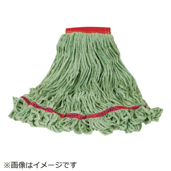■4本のブレンドコットン糸と合成繊維を組み合わせたハイグレードモップヘッドです。【用途】・水拭き・から拭き・ワックス掛けに。・モップ替糸。【仕様】・色： ホワイト・サイズ： XL・シートサイズ（mm）： 127・フチ色： ブルー・リサイクル...