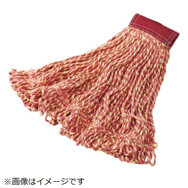 ■ブレンドコットン糸と合成繊維を組み合わせた吸水性と耐久性に優れたモップヘッドです。【用途】・水拭き・から拭き・ワックス掛けに。・モップ替糸。【仕様】・色： グリーン・サイズ： L・シートサイズ（mm）： 127・フチ色： レッド・リサイク...