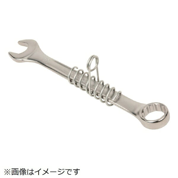 ■高所作業用セーフティーリング付きのコンビネーションレンチです。■両端は15°オフセット、ハンドル部分はU字状となっており、トルクをかける際手にやさしいです。■ボックスレンチ部は、ナットへ面接触のダイナミックドライブを採用しています。【仕様...
