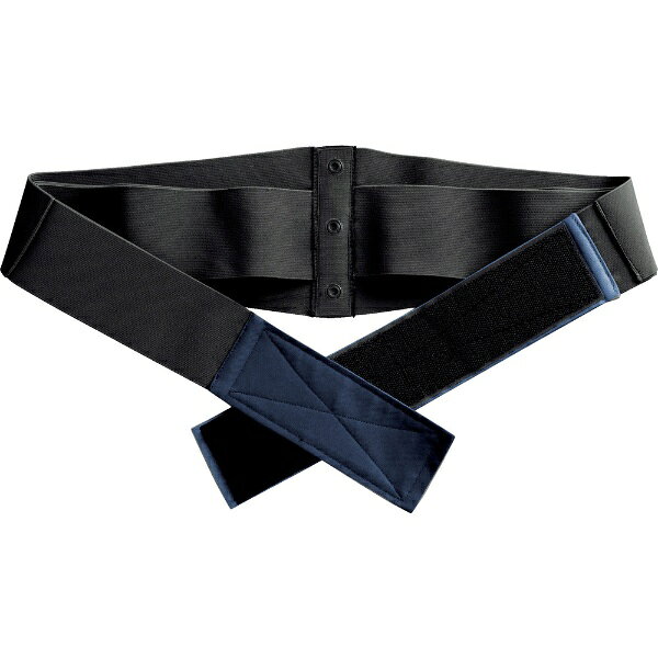 ■ベルデクセル楽腰パンツの交換用の腰部保護ベルトです。【用途】・立ち仕事、重量物の取り扱い作業時などの腰部保護。【仕様】・色： ネイビー・サイズ： S・ウエスト（cm）： 70〜75・帯電防止作業服JIS適合品・マジックテープ