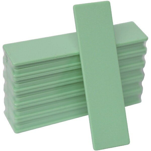 ■樹脂製マグネット式のネームプレートです。【仕様】・縦（mm）： 82・横（mm）： 22・色： 緑・タイプ： 片面【材質／仕上】・アクリル樹脂