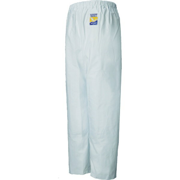 ■激しい動作を要求される水産関係のプロのための本格ウエアです。【用途】・遠洋・中近海作業、湾岸作業、養殖業、水産加工業。【仕様】・色： ホワイト・サイズ： M・ウエスト（cm）： 72〜80・股下（cm）： 65・股下補強入り
