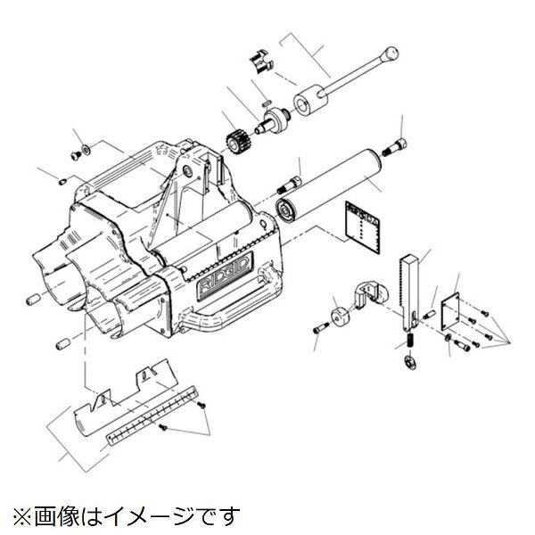 ■リジッド高速管端処理機122J-S用補修パーツです。