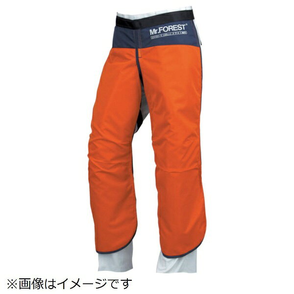 ■膝部を包み込む「ラウンドカット」など、独自の設計で作業を快適にします。■安全性基準「EN381−5」のクラス1に適合した防護チャップスです。【用途】・チェンソー作業時の防護衣として。【仕様】・サイズ： L・全長（cm）： 92・色： オレ...