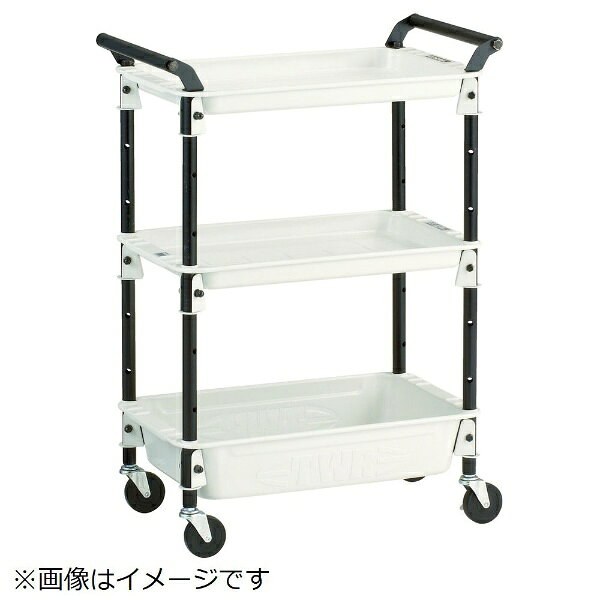 ■トレーは継ぎ目のない一枚シボリ加工です。そのため、オイルのような液体がこぼれても漏れません。■浅型の上段は小物整理、中・下段は工具整理に最適です。■収納物、用途により浅型の棚を増やしたり、組み合わせることもできます。（別売）