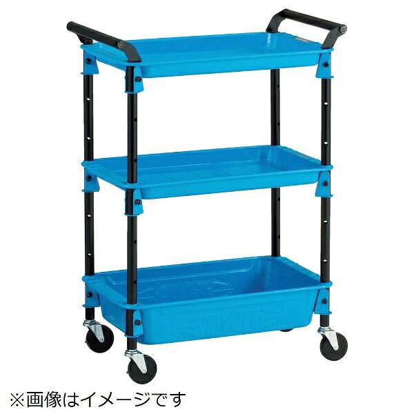 ■トレーは継ぎ目のない一枚シボリ加工です。そのため、オイルのような液体がこぼれても漏れません。■浅型の上段は小物整理、中・下段は工具整理に最適です。■収納物、用途により浅型の棚を増やしたり、組み合わせることもできます。（別売）