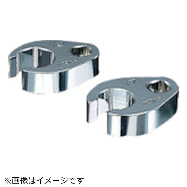 ■口径部に15°の角度があるため、裏表使用すると30°の範囲で作業でき、狭い場所で威力を発揮します。■口径部中心からドライブ角中心までの距離を統一し、トルクレンチ使用時のわずらわしい換算を容易にしました。（距離： NBNS3-08〜13： ...