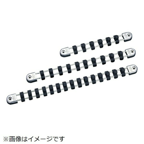 ■ソケットが差し込みやすく、持ち運び時は抜けにくくなっています。■補充用クリップで差込個数を追加可能です。【用途】・ネプロス・ソケット用ホルダー【仕様】・差込角（mm）： 9.5・差込数： 15・全長（mm）： 369 ※本商品が対象となる...