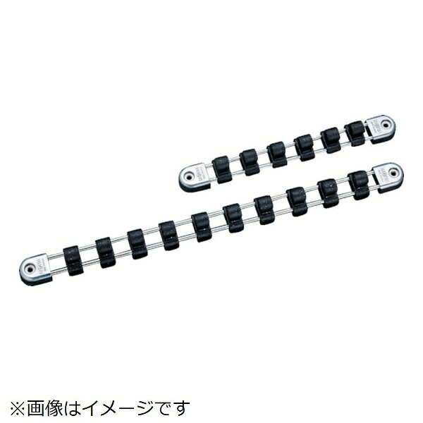 ■ソケットが差し込みやすく、持ち運び時は抜けにくくなっています。■補充用クリップで差込個数を追加可能です。【用途】・ネプロス・ソケット用ホルダー【仕様】・差込角（mm）： 12.7・差込数： 10・全長（mm）： 369【材質／仕上】・特殊...