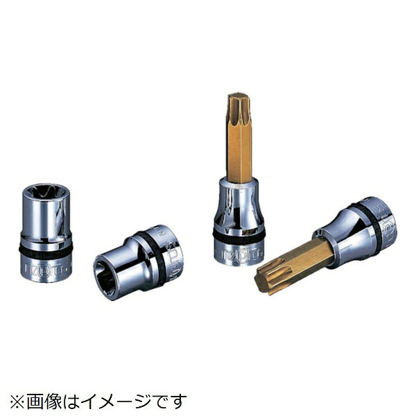 ■チタンコーティングにより耐摩耗性を向上しています。■差込角側は応力の集中を防ぐパワーフィット形状を採用しています。【用途】・汎用工具【仕様】・呼びNo.： T45・差込角（mm）： 9.5・先端寸法（mm）： 7.82・対辺寸法（mm）：...