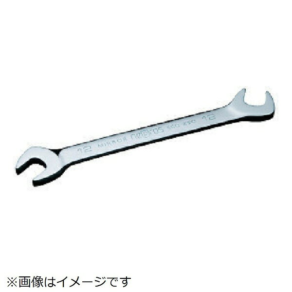 ■1本に同サイズで異なるアングル角（30°、60°）を採用しています。■スタンダードスパナ（15°）と異なる2つのアングル角度で作業範囲が広がります。■口径部は応力が集中する部分を強化する設計のため口開きしにくく、先端部はあごが小さく、邪魔...