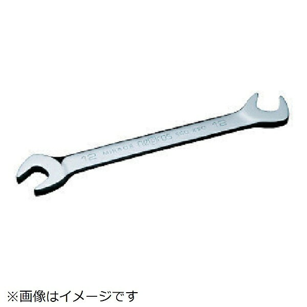 ■1本に同サイズで異なるアングル角（30°、60°）を採用しています。■スタンダードスパナ（15°）と異なる2つのアングル角度で作業範囲が広がります。■口径部は応力が集中する部分を強化する設計のため口開きしにくく、先端部はあごが小さく、邪魔...