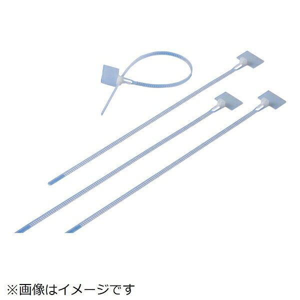 ■結束後もプッシュ式の爪を押せばゆるめて再結束が可能で、経済的です。■結束した電線やケーブルなどを分別する際に書き込みスペースに印字・またはシール貼付にて識別や表示ができます。■結束した電線やケーブルなどの識別。画像はイメージです。実際の商...